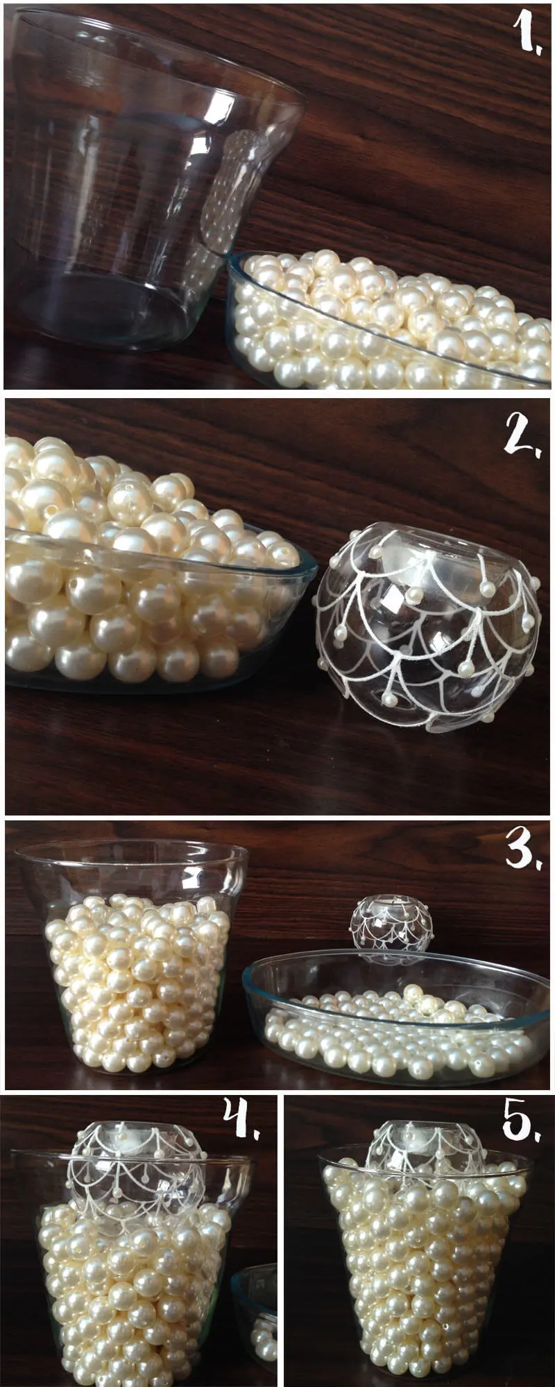 Vaso Decorativo com Pérolas: Faça Você Mesma - Juro Valendo