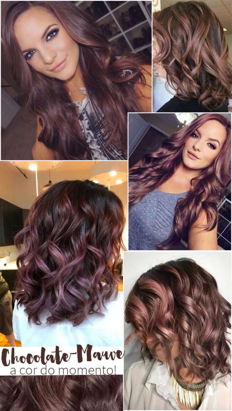 Chocolate Mauve Hair: a Cor do Momento! - Juro Valendo